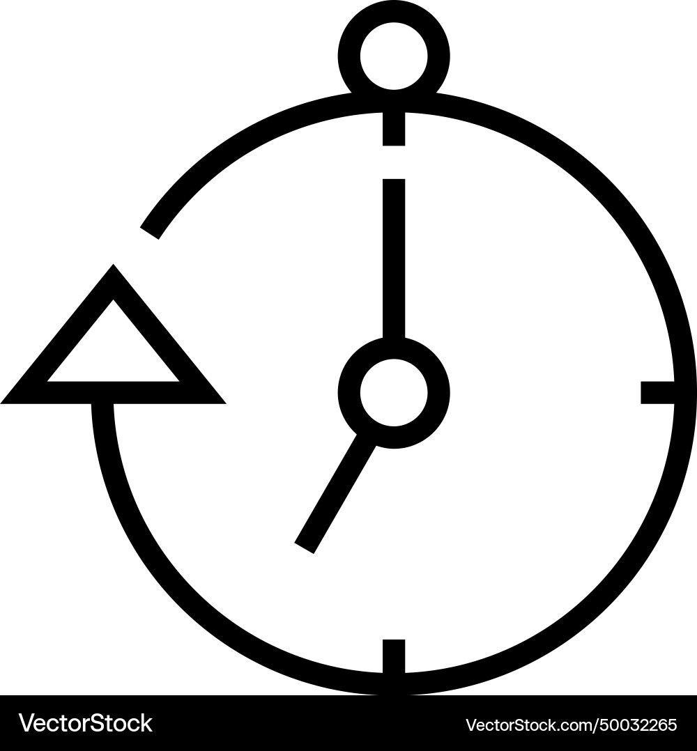 Clockwise icon Royalty Free Vector Image - VectorStock
