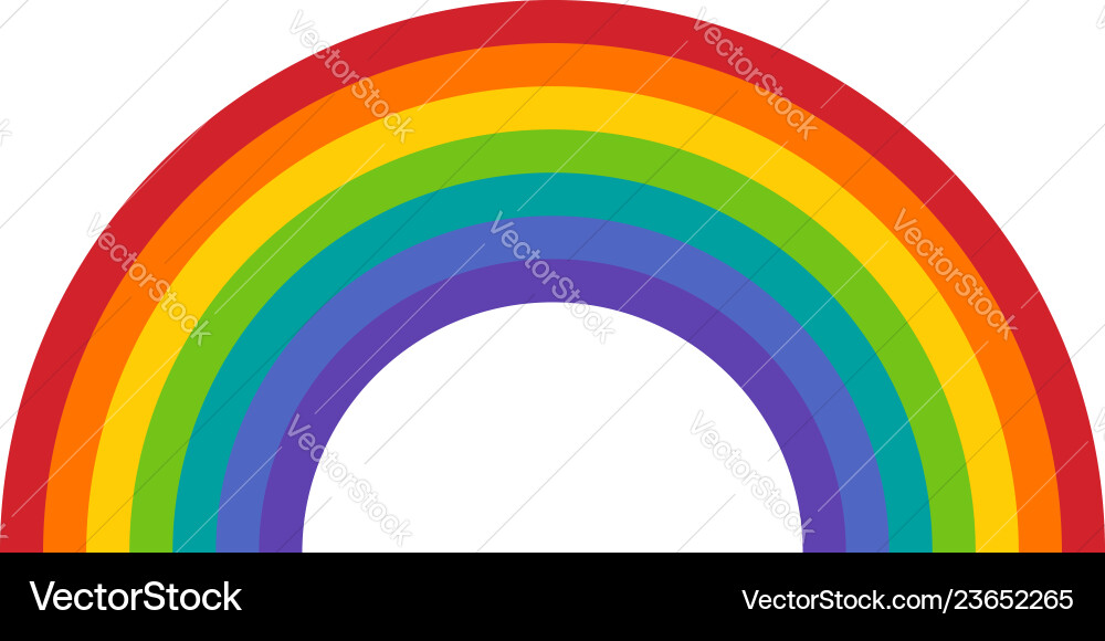 Colorful rainbow or color spectrum Royalty Free Vector Image