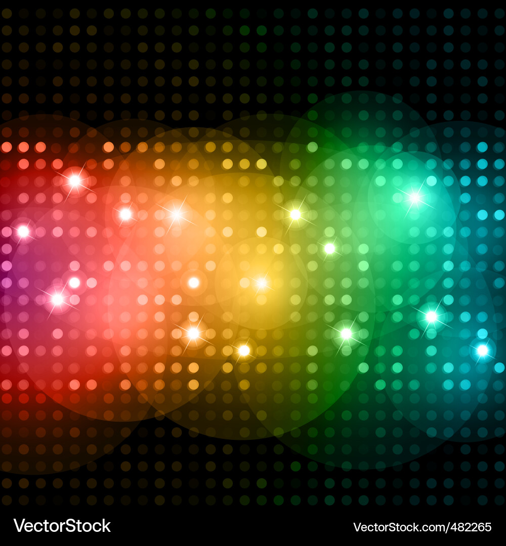 Disco lights Royalty Free Vector Image - VectorStock