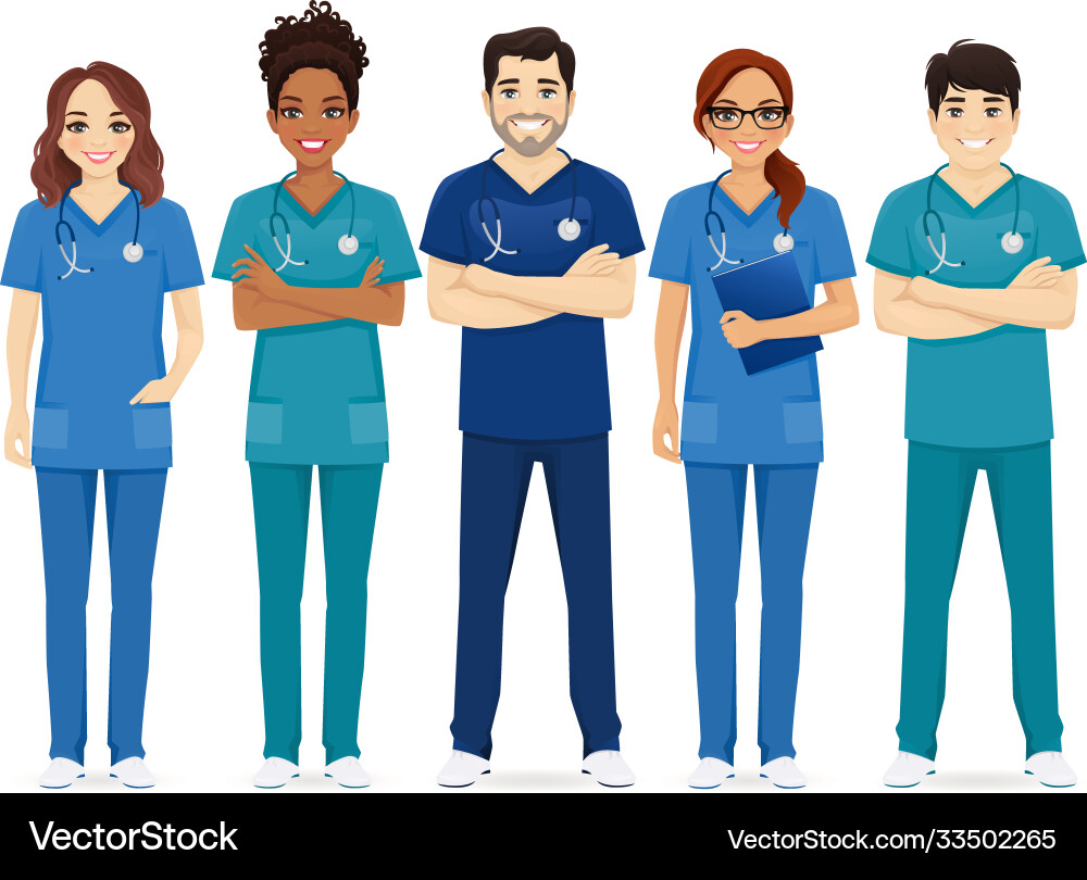 Scrubs Nurse Cartoon Vector Images (over 430)