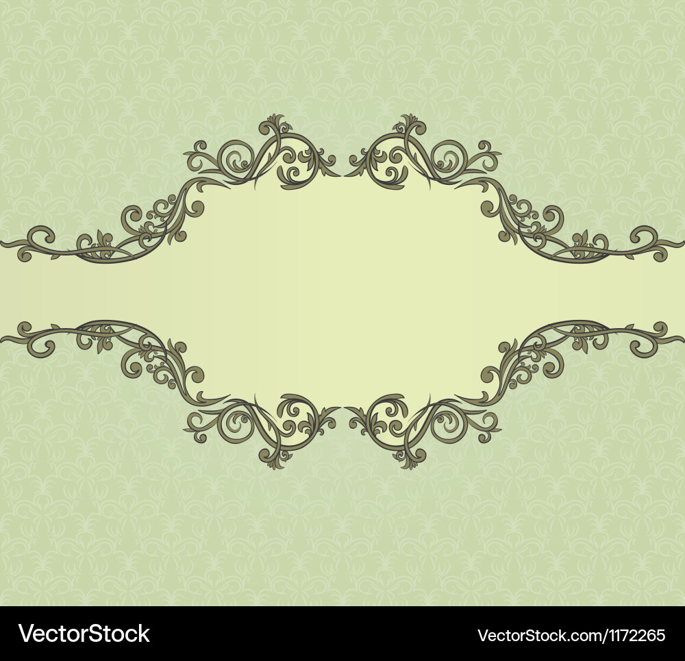 Vintage frame Royalty Free Vector Image - VectorStock