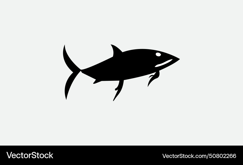 Crafting a stunning blackfish icon design Vector Image