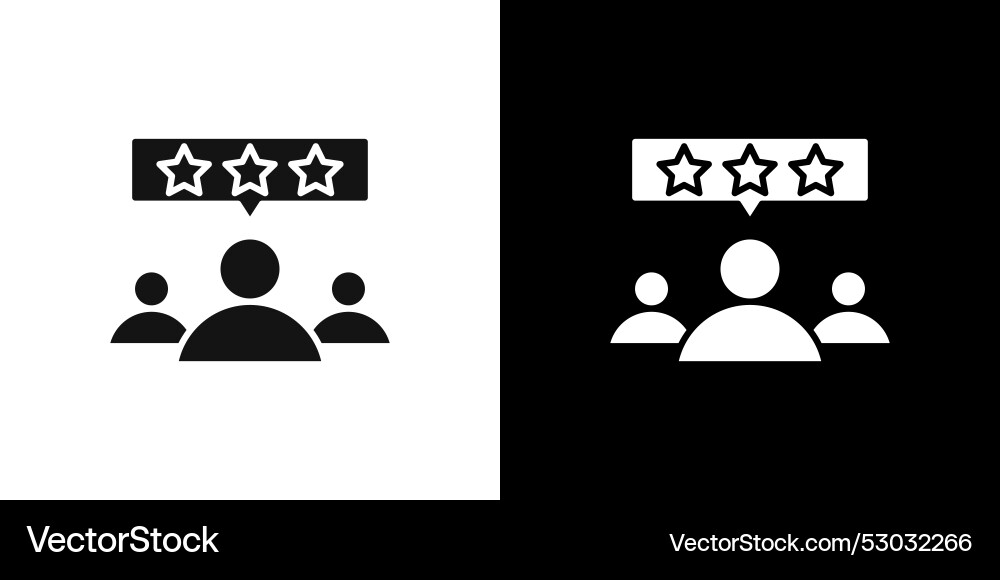 Feedback icon logo set Royalty Free Vector Image