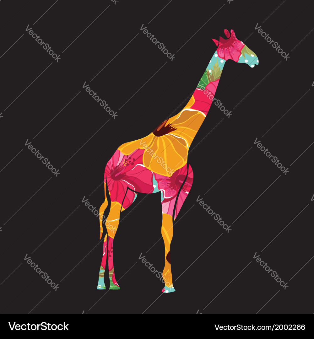 Giraffe Royalty Free Vector Image - VectorStock