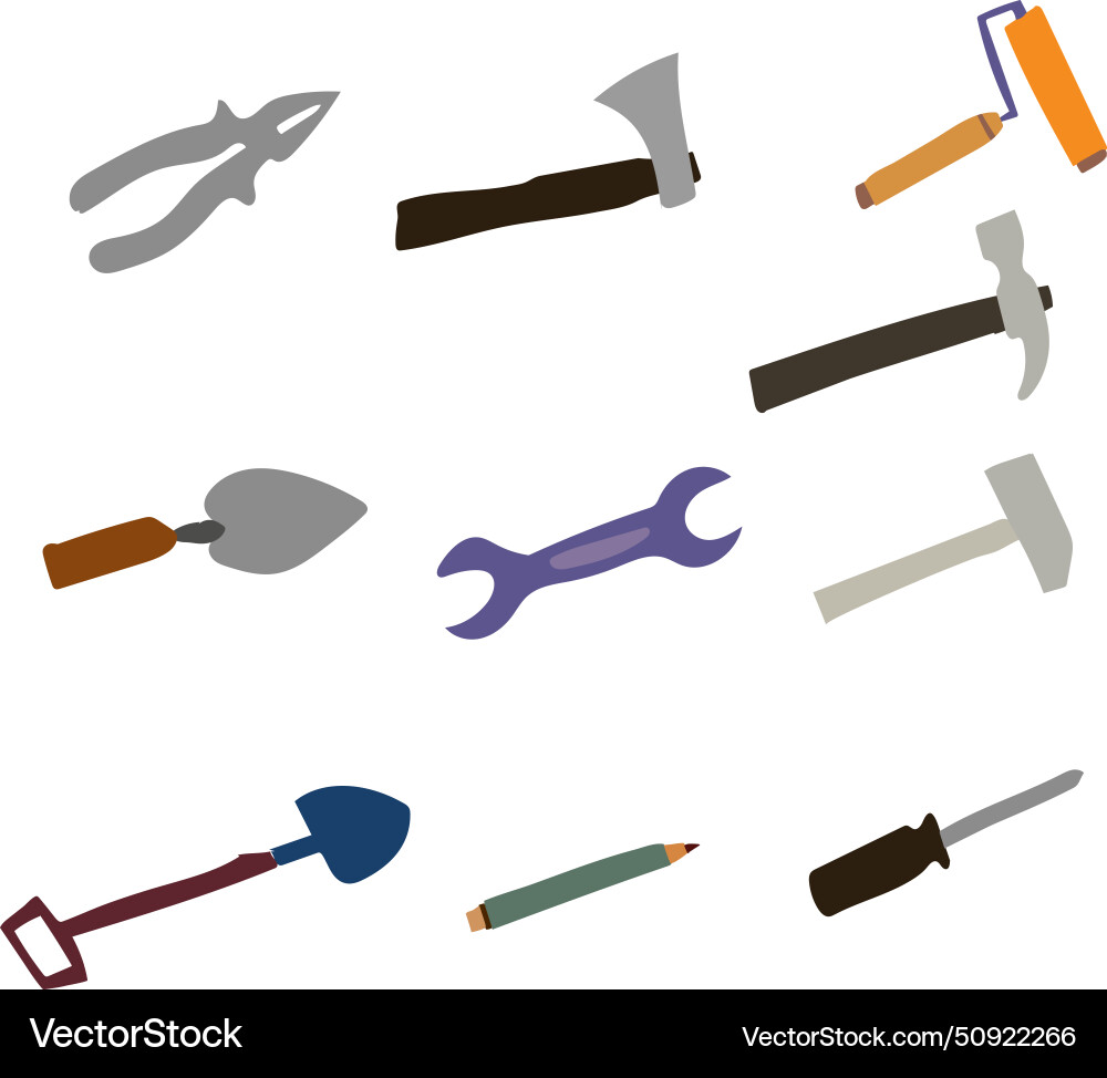 Set of labor daylaborworker Royalty Free Vector Image