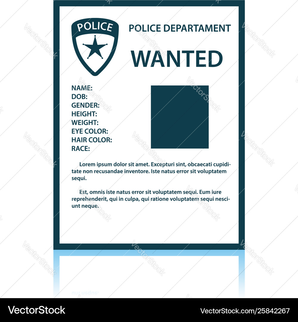 Wanted poster icon Royalty Free Vector Image - VectorStock