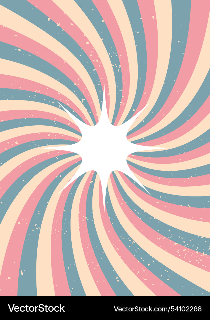 Grunge retro starbust background design Royalty Free Vector