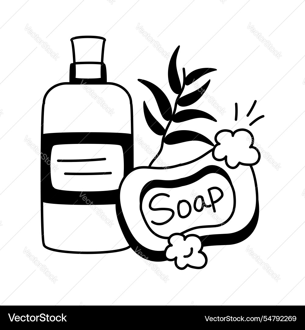 Toiletries Royalty Free Vector Image - VectorStock