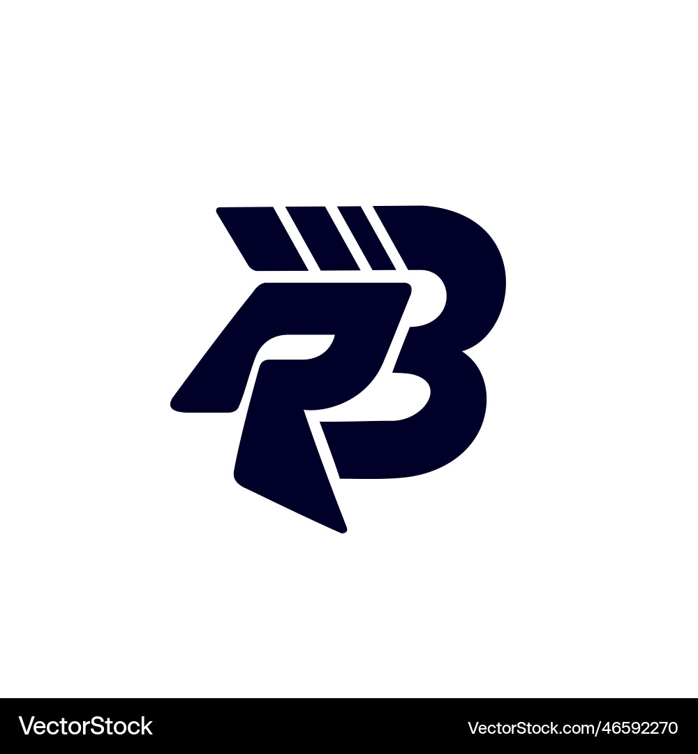 Letter r logo roman spartan Royalty Free Vector Image
