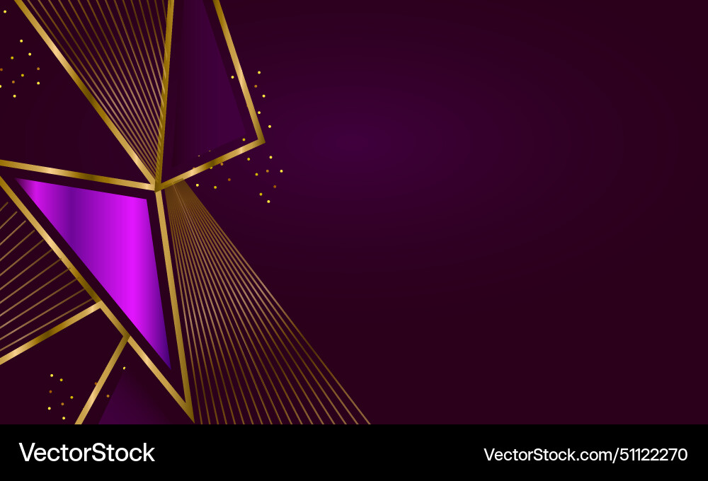 Purple modern abstract triangle design background Vector Image