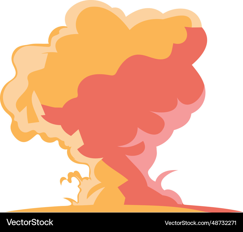 Explosion effect shape Royalty Free Vector Image
