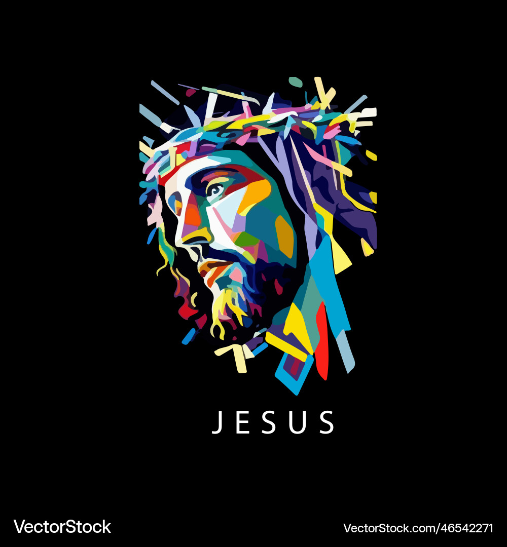 Jesus Graphic Art Jesus Christ Pop Art 2 Art Print By SuperNova Fy