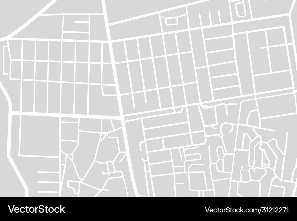Street map city background flat gps navigation Vector Image