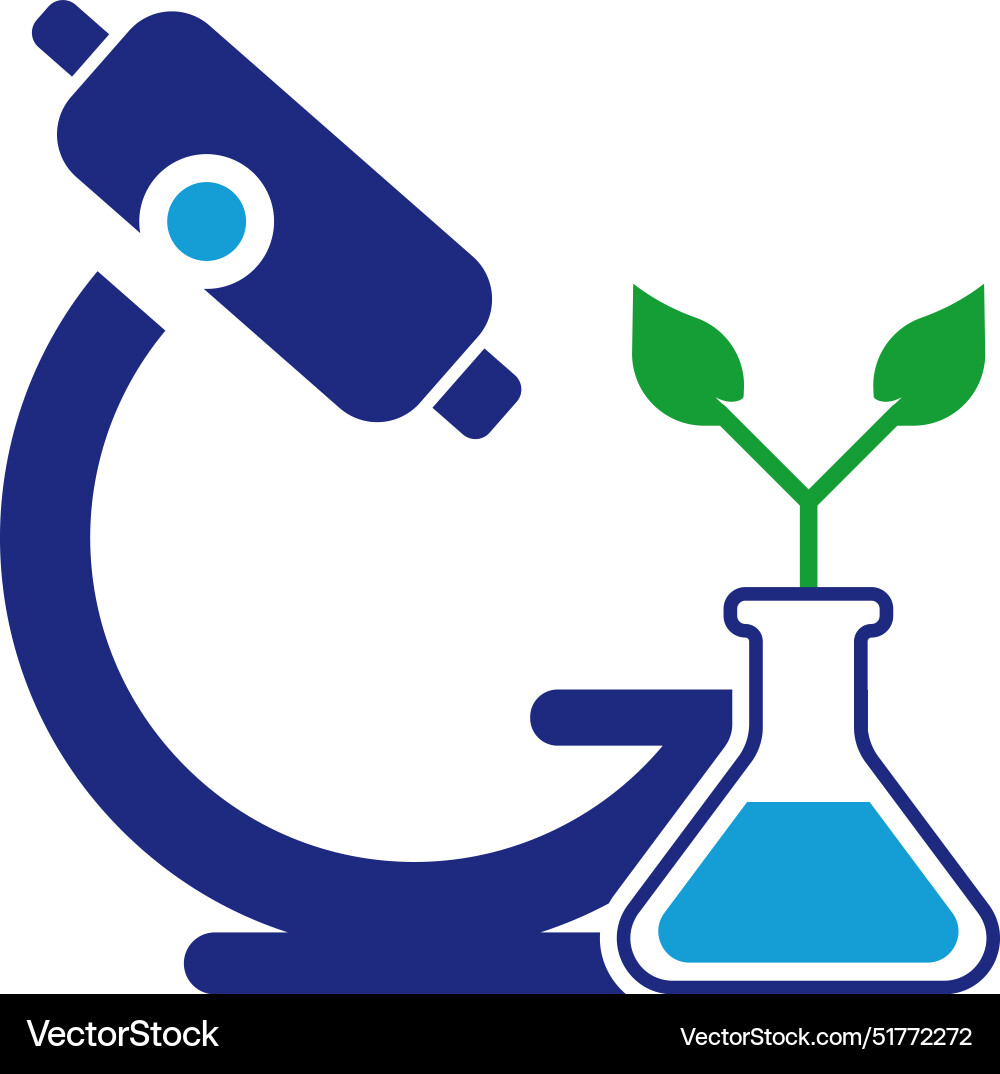 Biology research icon Royalty Free Vector Image