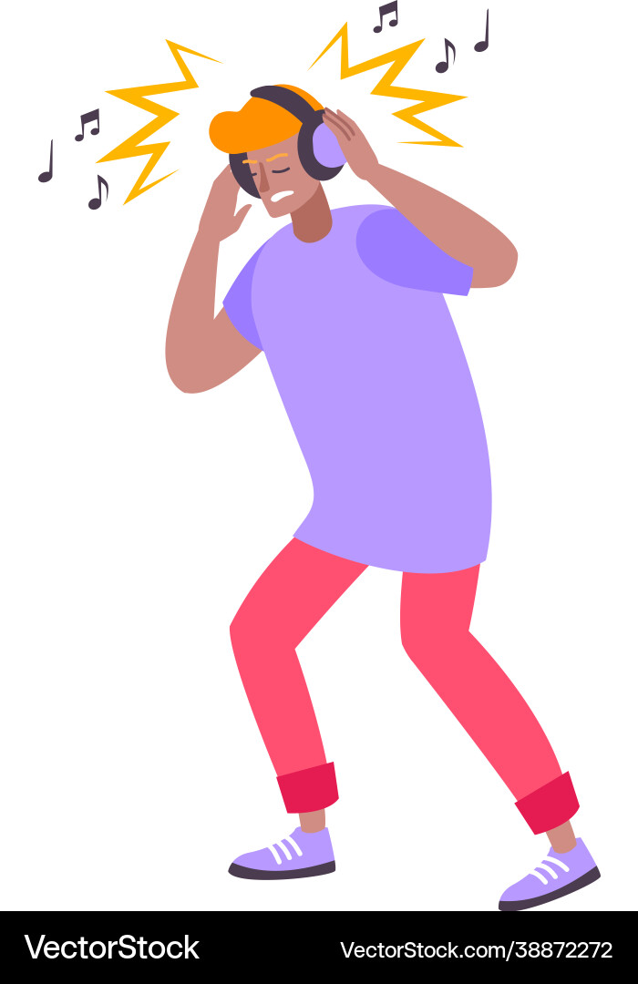 Stress flat icon Royalty Free Vector Image - VectorStock