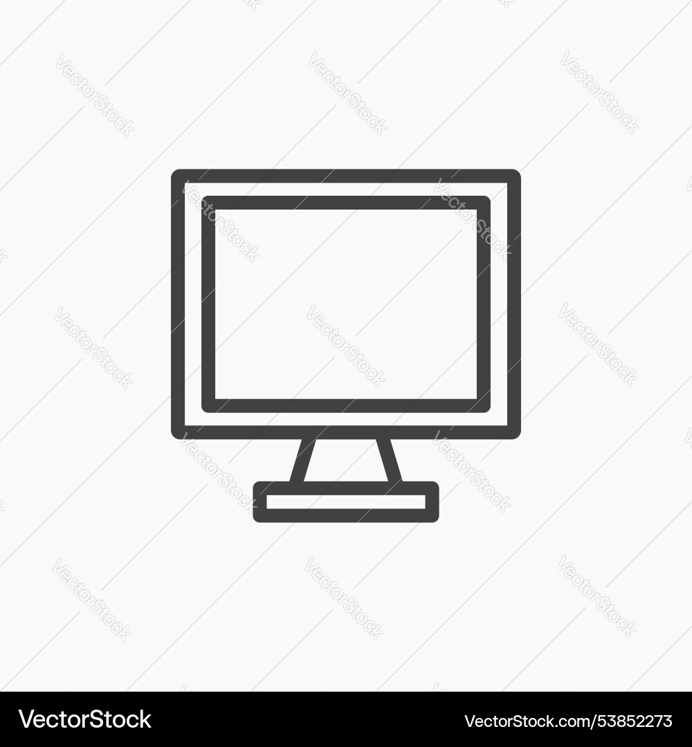 Desktop icon set Royalty Free Vector Image - VectorStock