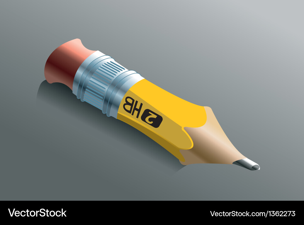 Pencil Royalty Free Vector Image - VectorStock