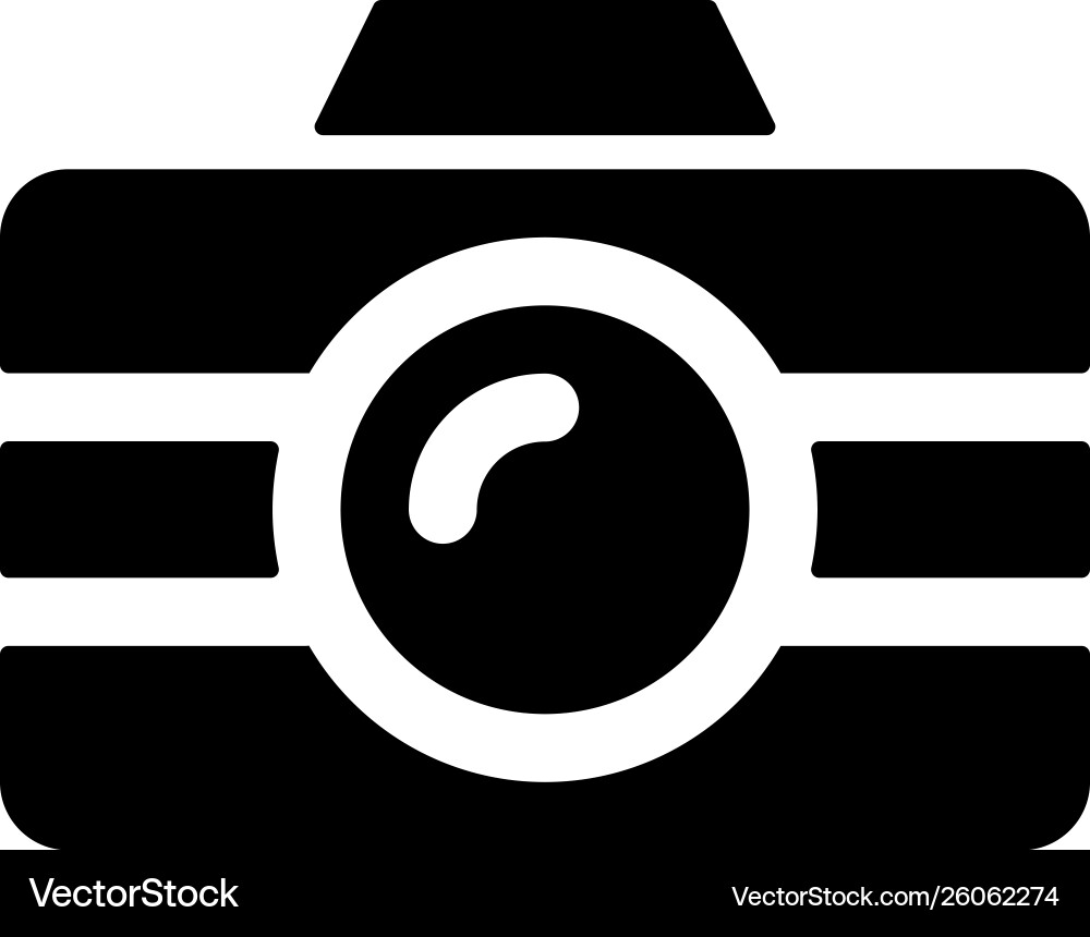 Photographic camera Royalty Free Vector Image - VectorStock