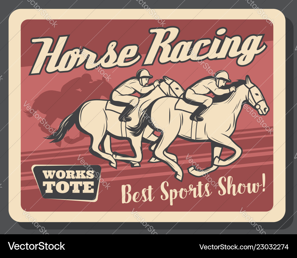 Horse Racing Poster Vector Images (over 670)