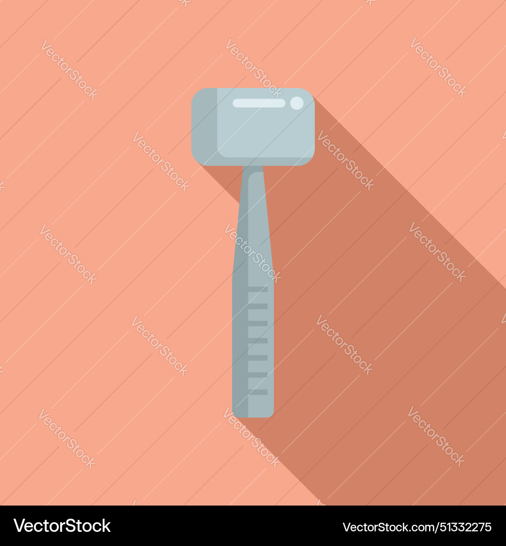 Flat design of a hammer Royalty Free Vector Image