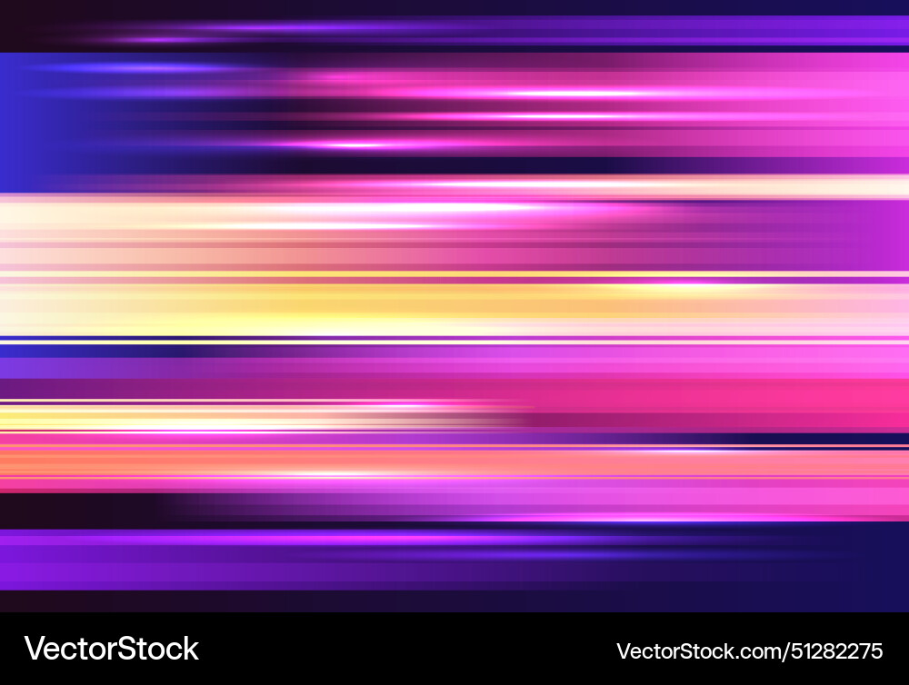 High speed light lines background colorful Vector Image