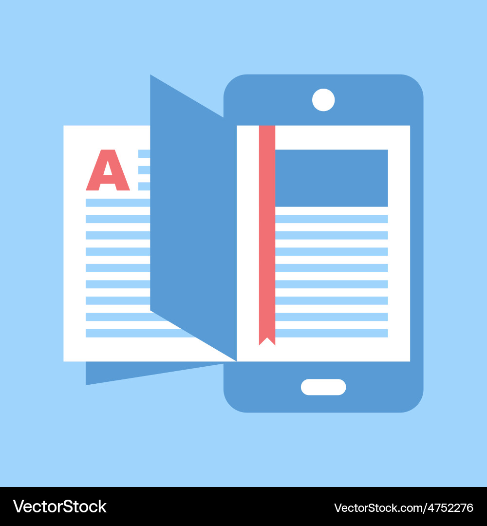 E-books Royalty Free Vector Image - VectorStock