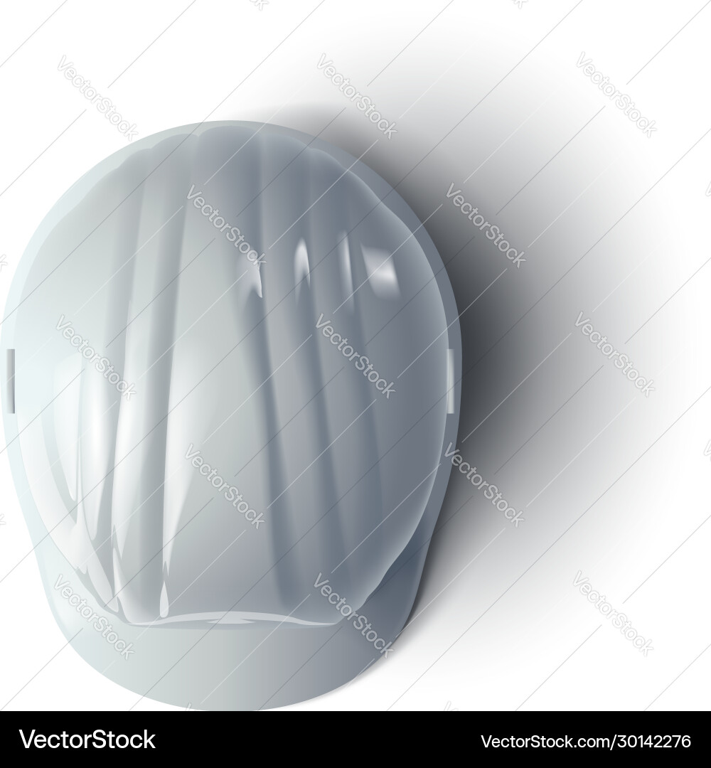 Helmet white 2 Royalty Free Vector Image - VectorStock