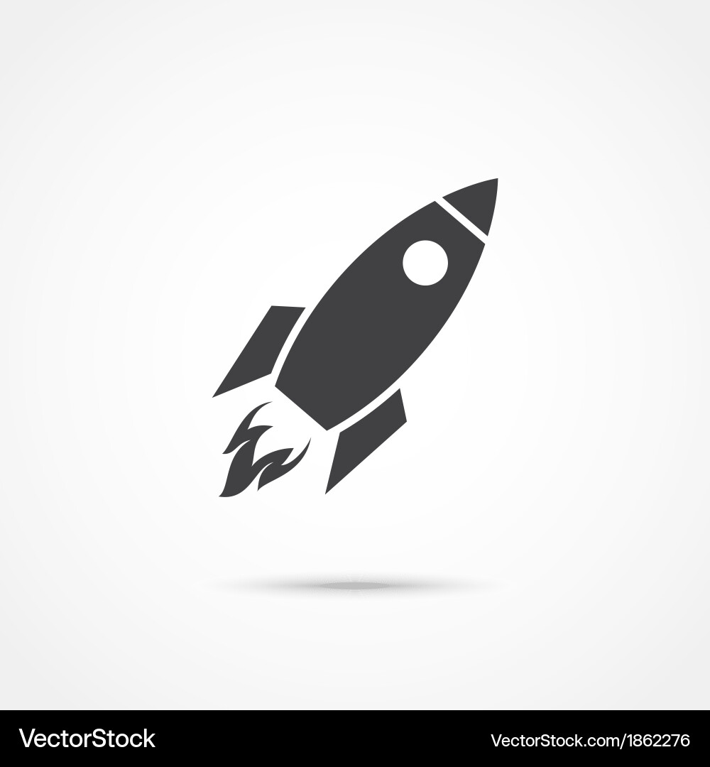 Rocket icon Royalty Free Vector Image - VectorStock