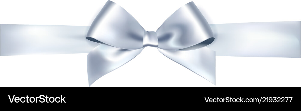 Bow and ribbon Royalty Free Vector Image - VectorStock