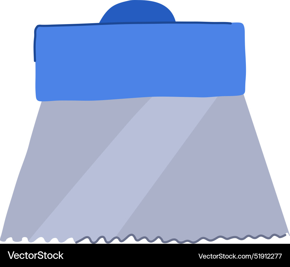 Cement notched trowel cartoon Royalty Free Vector Image