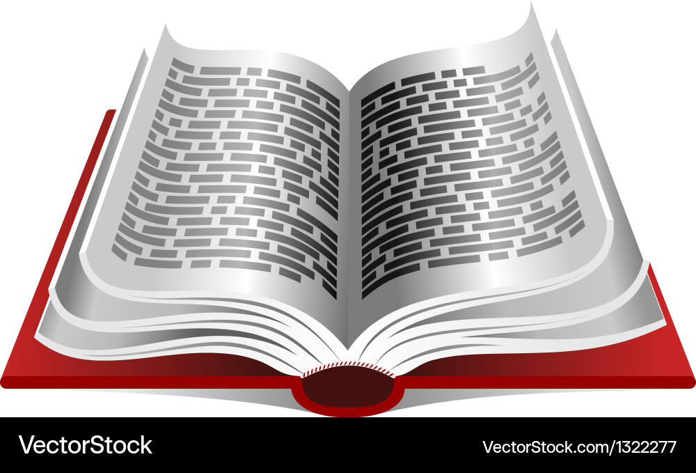 Red book Royalty Free Vector Image - VectorStock