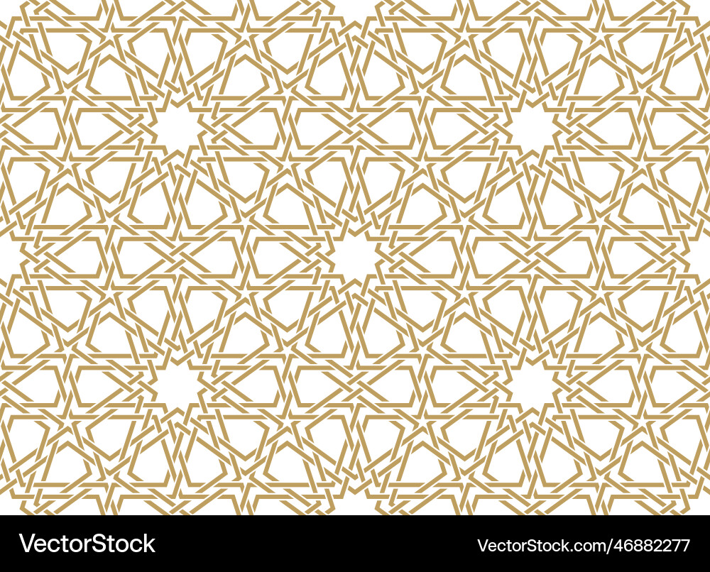 Seamless paper pattern in authentic arabian style Vector Image
