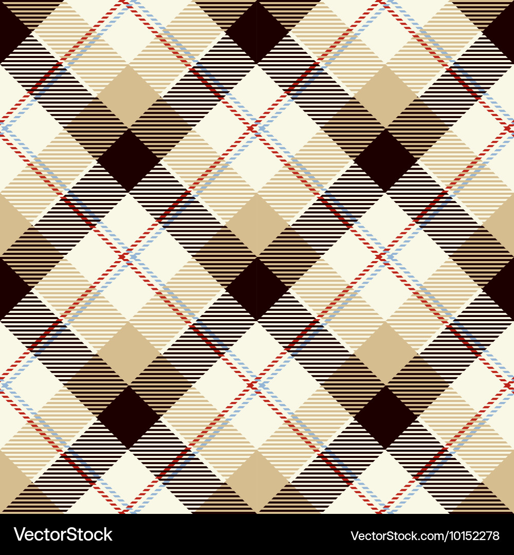 Seamless tartan pattern Royalty Free Vector Image