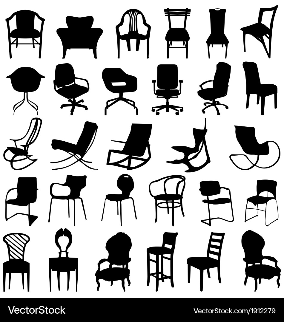 Chairs Royalty Free Vector Image - VectorStock