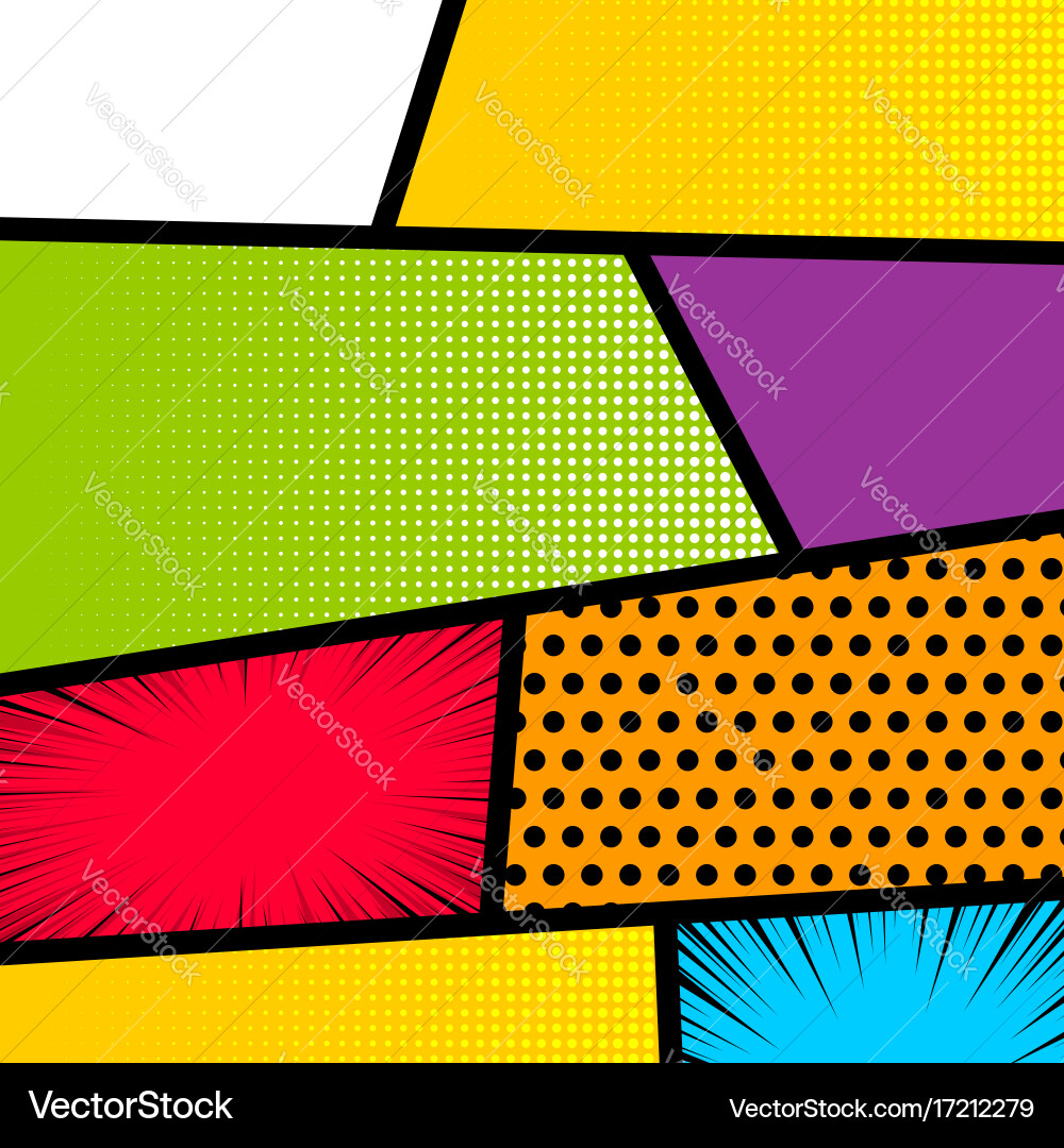 Comic Book Background Royalty Free Vector Image