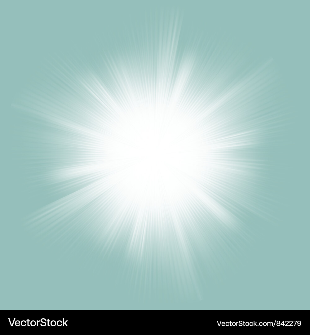 Radiant Burst of Light Royalty Free Vector Image