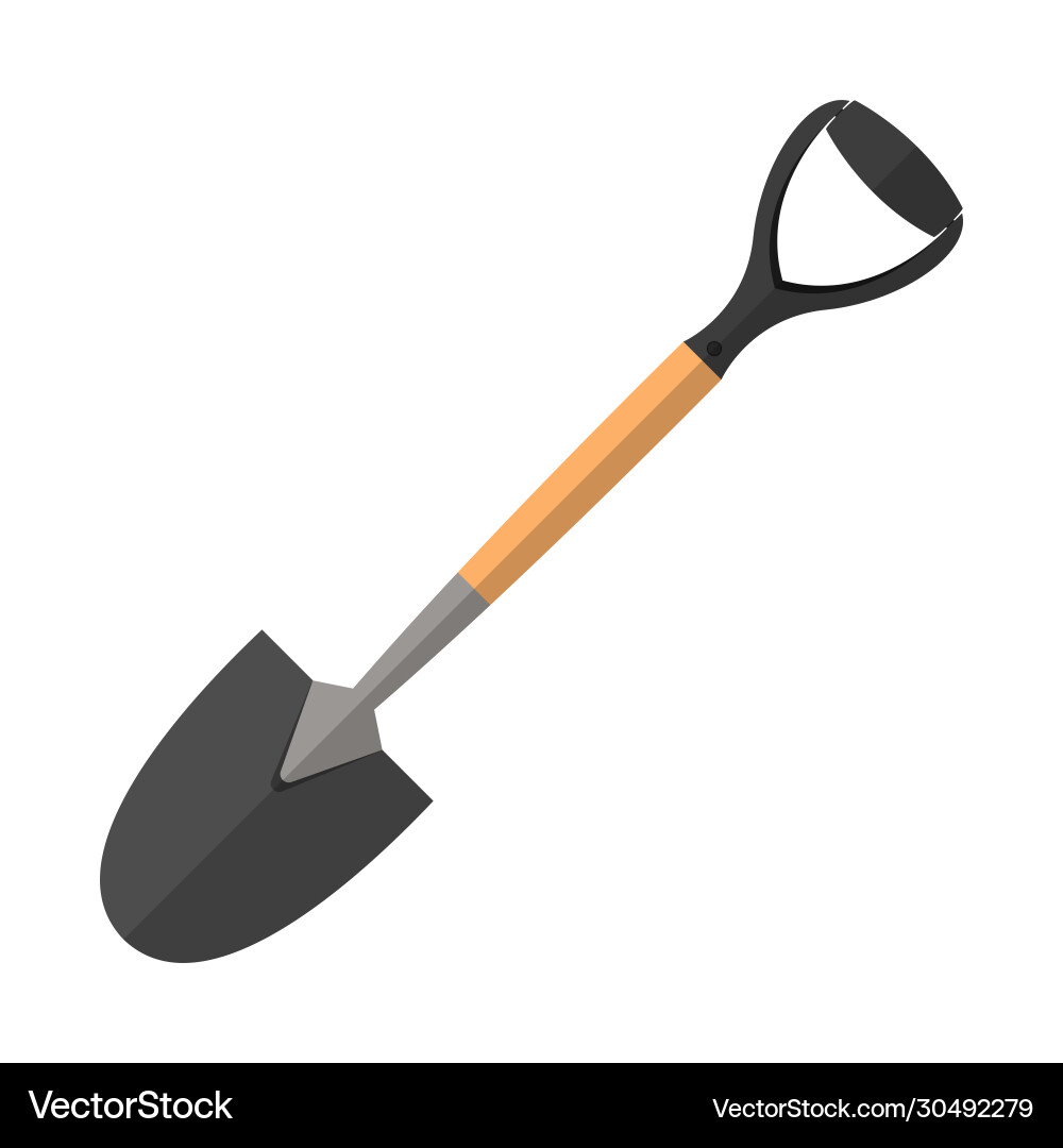 Shovel design Royalty Free Vector Image - VectorStock