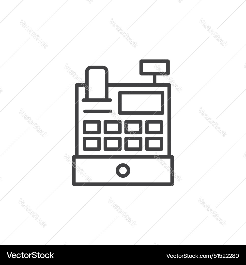 Cash register icon Royalty Free Vector Image - VectorStock