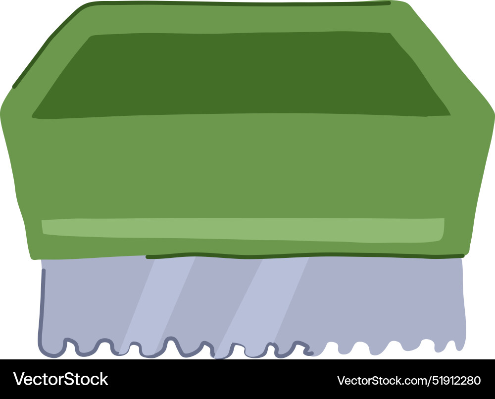 Float notched trowel cartoon Royalty Free Vector Image
