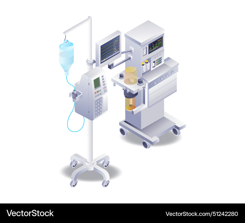 Medical doctor tools technology infographics 3d Vector Image