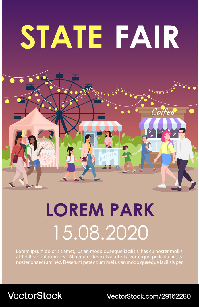 Amusement Park Coloring Page Vector Images (85)