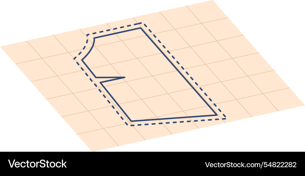 Clothes sewing pattern Royalty Free Vector Image