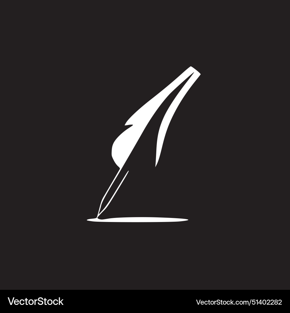 Pen - minimalist and simple silhouette Royalty Free Vector