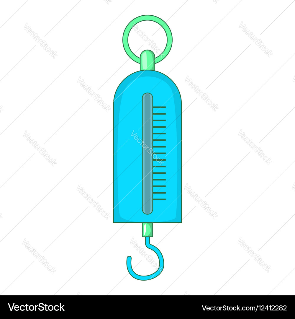 Frühling Skala Ikone Cartoon Stil Lizenzfreies Vektorbild