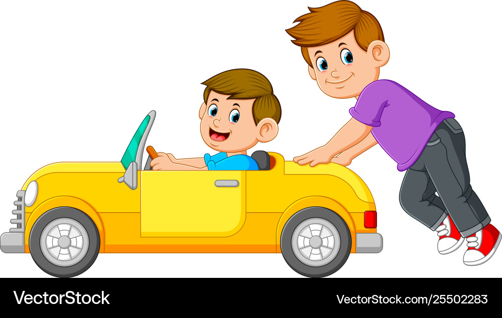 Pushing Car