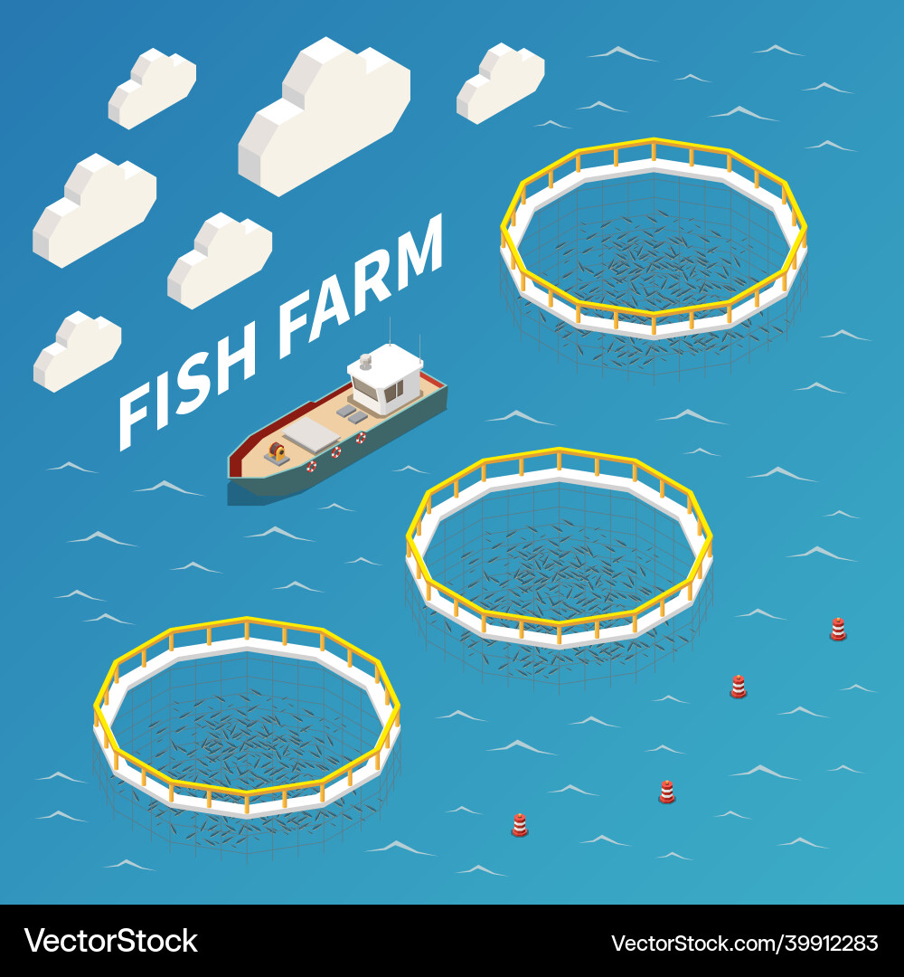 Isometric View Fishing Vector Images (over 730)
