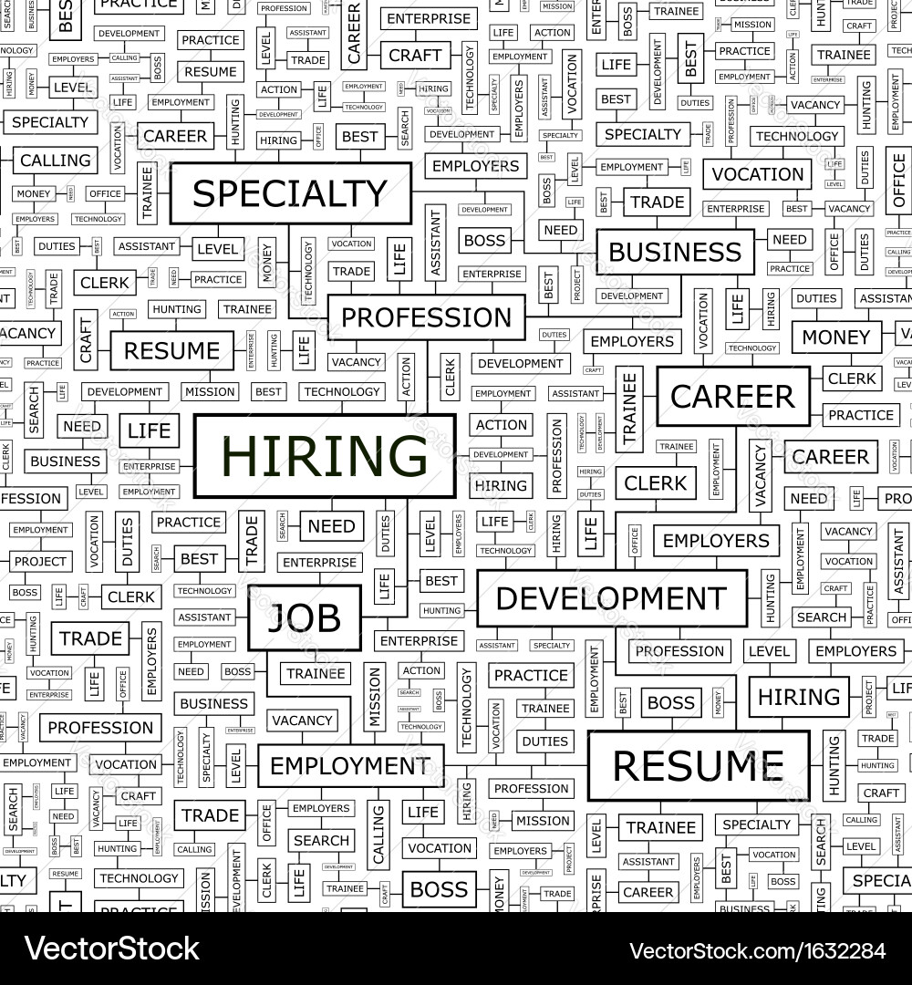 Hiring Royalty Free Vector Image - VectorStock