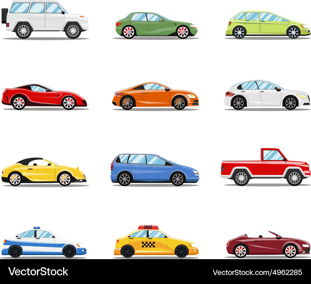 Cars Royalty Free Vector Image - VectorStock