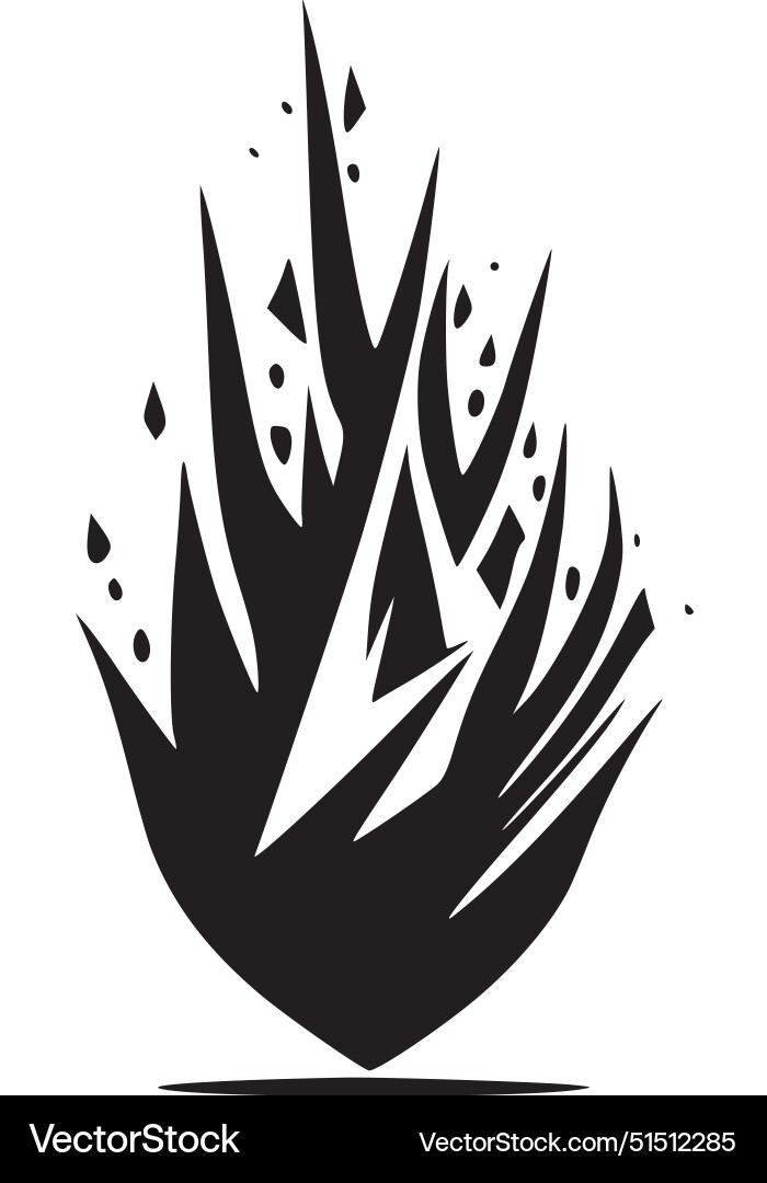 Fire - high quality logo ideal for t-shirt Vector Image