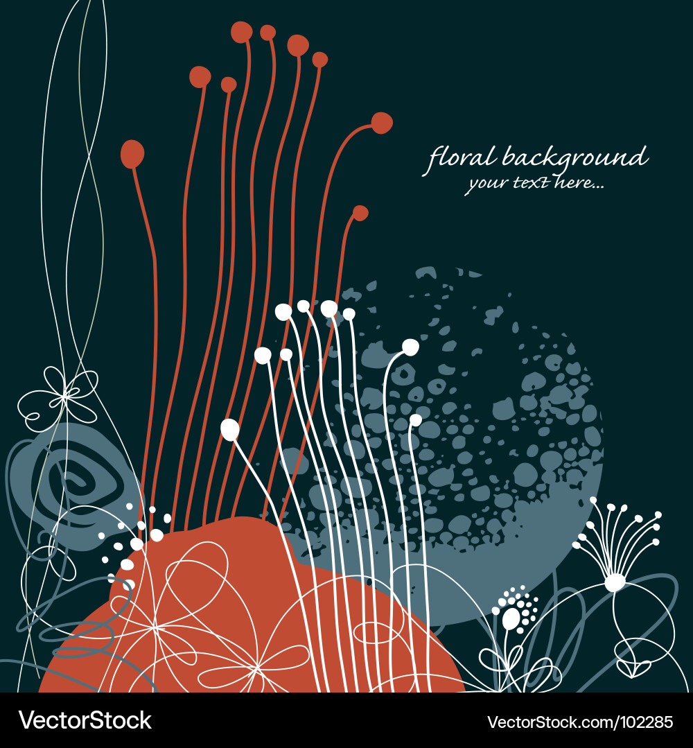 Floral Royalty Free Vector Image - VectorStock